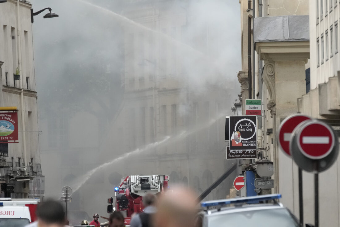 Explosion hits a building in Paris, injuring 16. Police are trying to ...